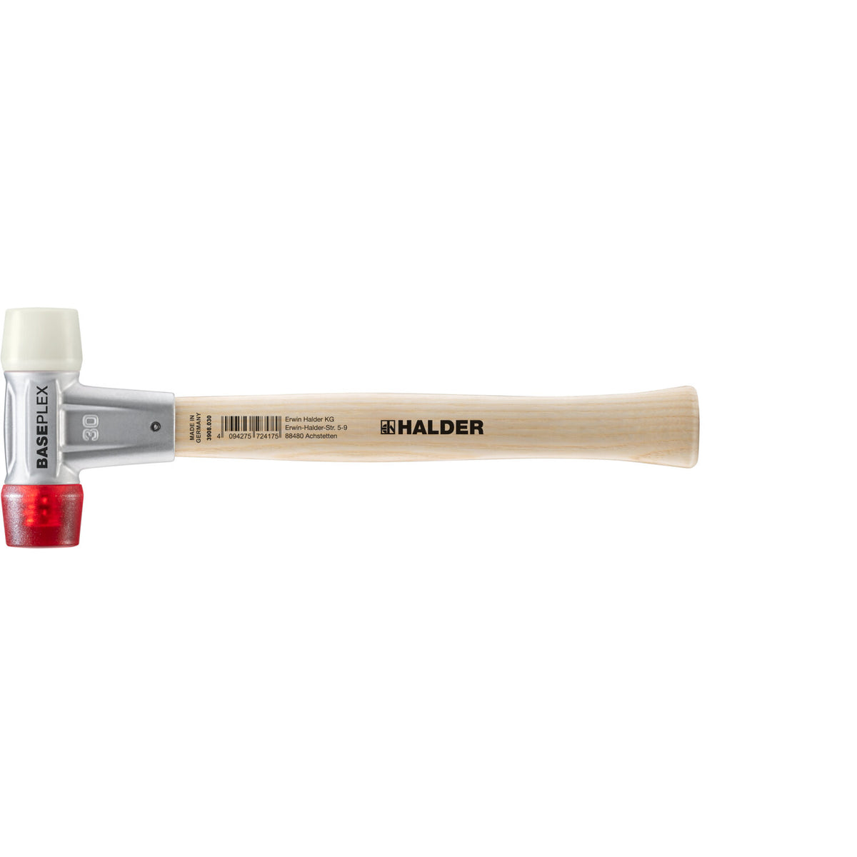 Halder 3968.030 Baseplex Mallet with Nylon and Red Plastic Face Insert – Haus of Tools