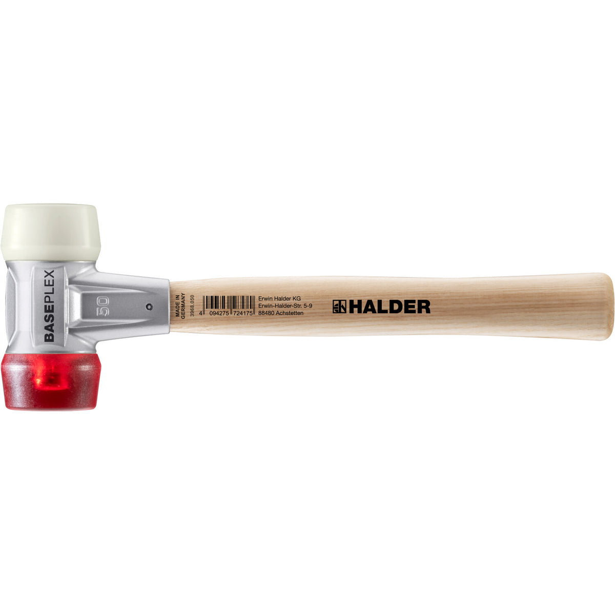 Halder 3968.050 Baseplex Mallet with Nylon and Red Plastic Face Insert – Haus of Tools