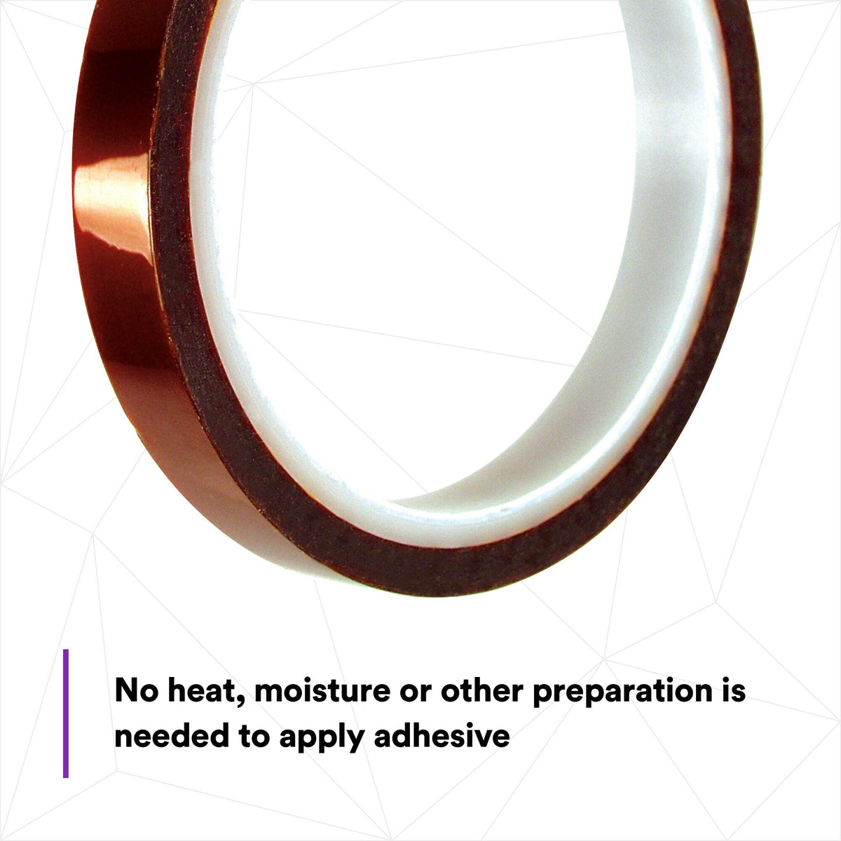 3M Polyimide Film Electrical Tape 1205, 1 in x 144 yds, 3-in plastic c – Haus of Tools