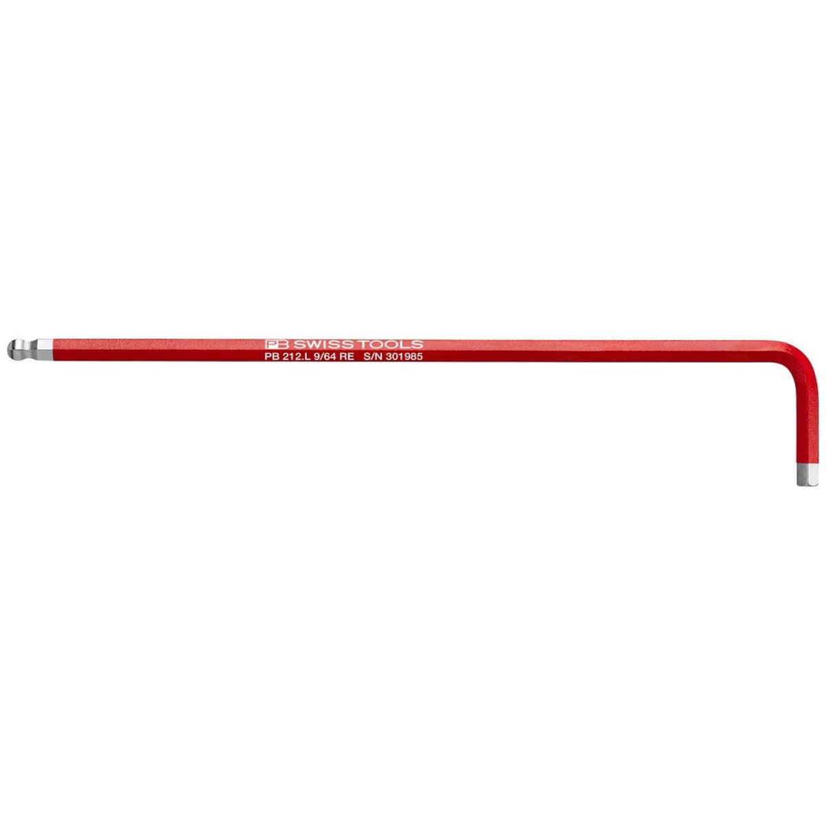 PB Swiss Tools PB 212Z.L 9/64 RE RainBow key L-wrenches, long, with ba ... PB Swiss Tools PB 212Z.L 9/64 RE RainBow key L-wrenches, long, with ba ...