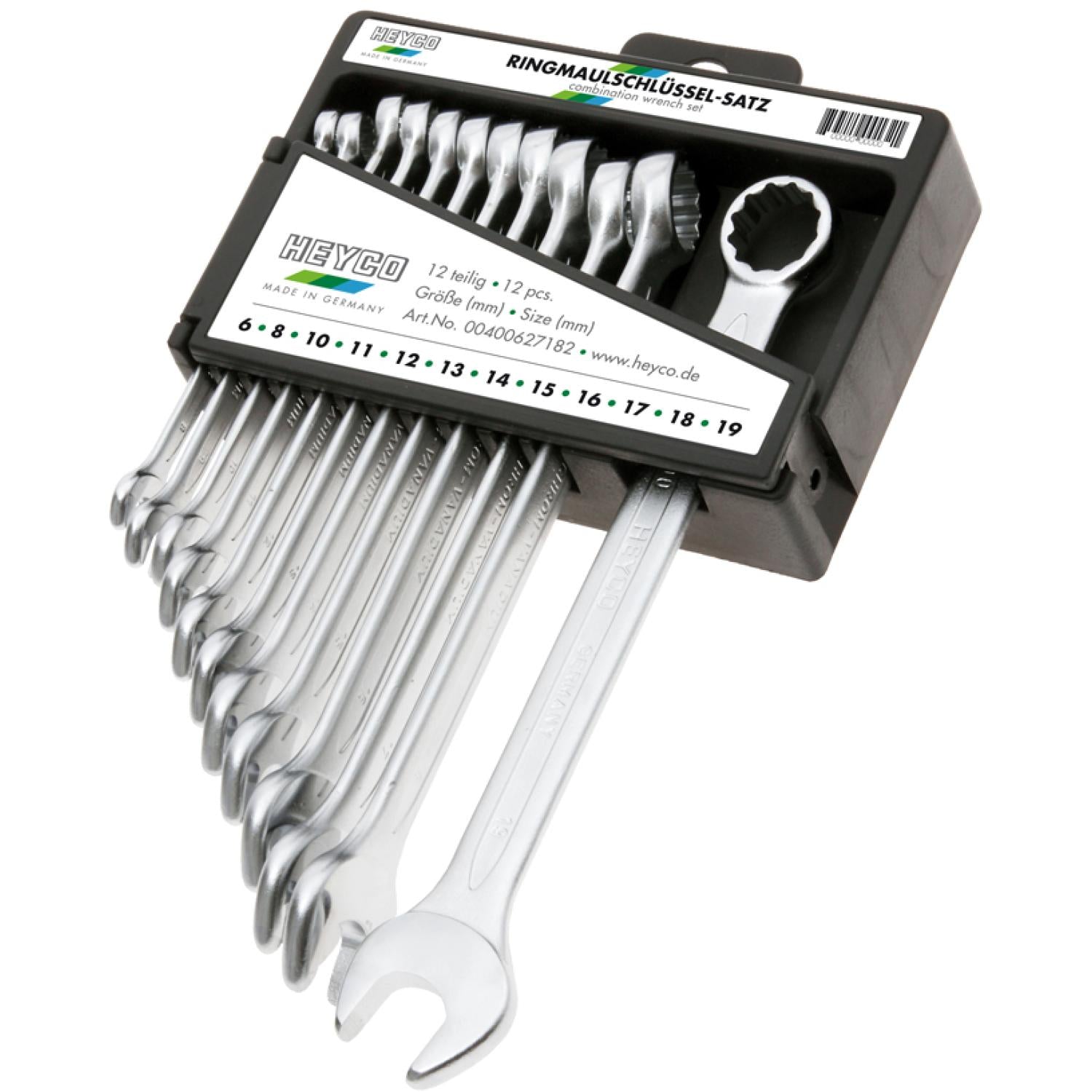 Heyco 00400627382 Combination Wrench Sets 12 Pieces – Haus of Tools