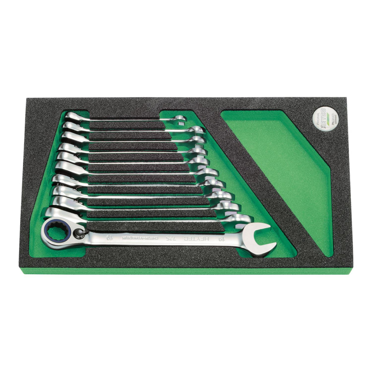 Heyco 00986572580 Modules Reversible Combined Ratchet Wrenches, 11 Pc ...