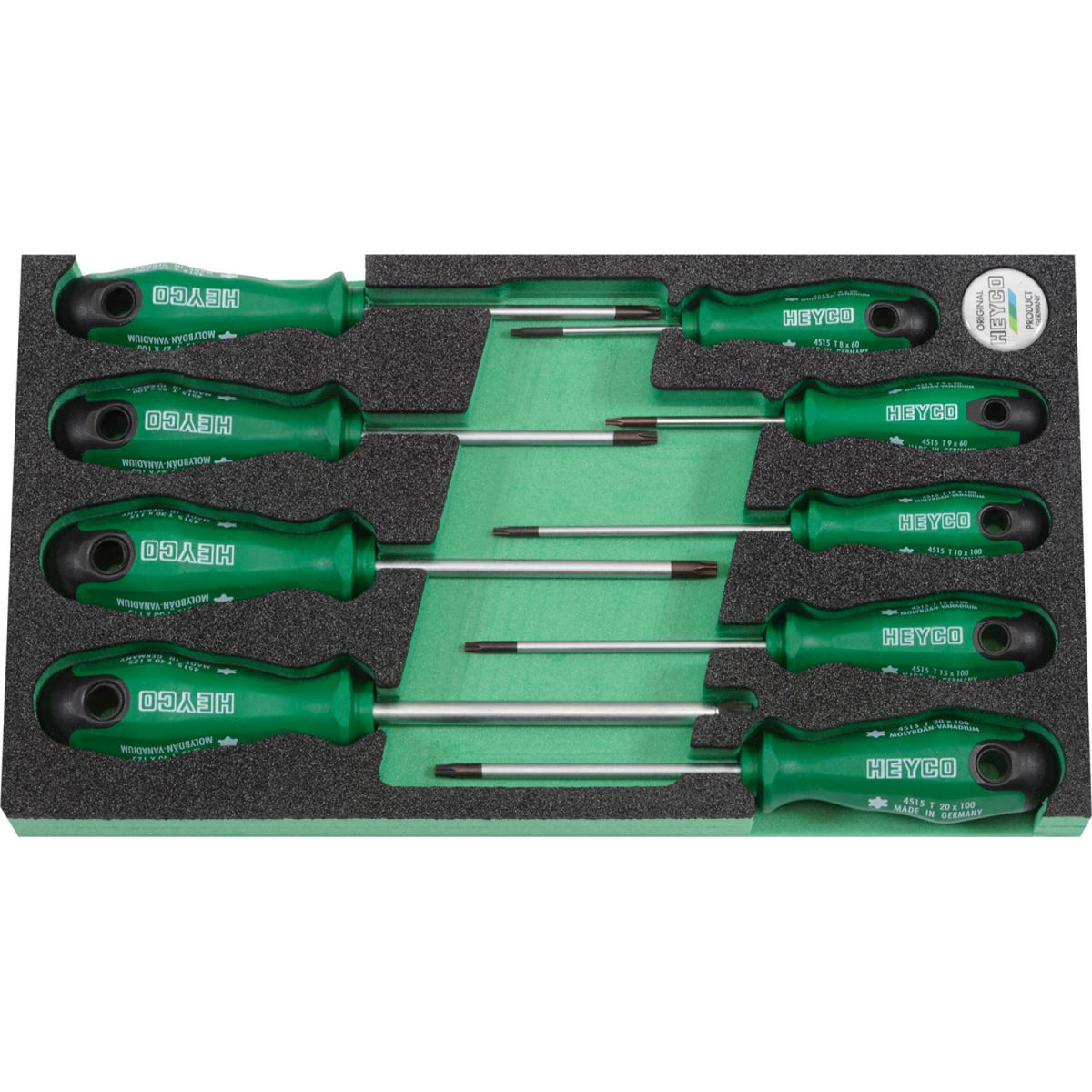 Heyco 00991451580 TORX® Screwdriver Set with 2K Handle, 9 Pieces – Haus ...
