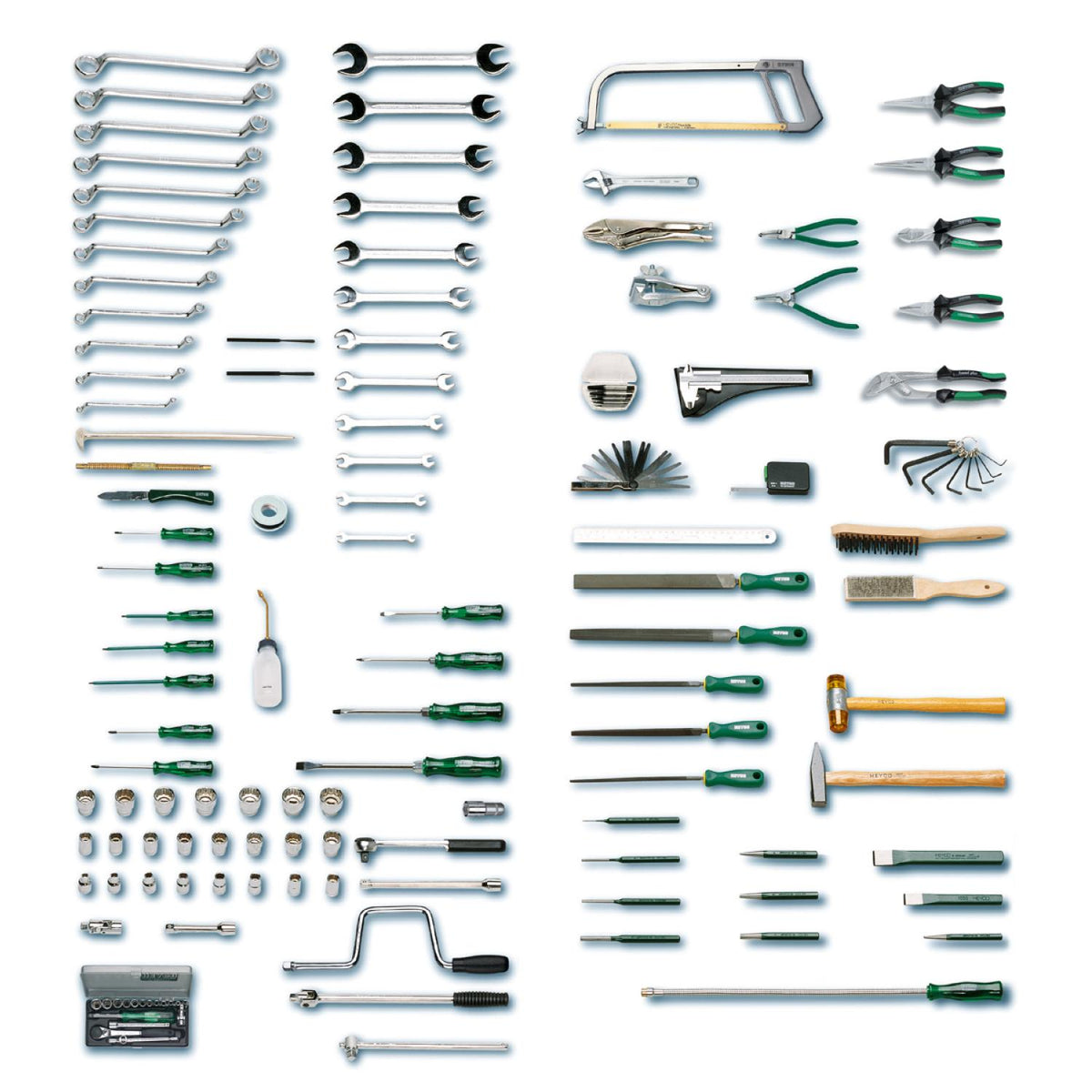 Heyco 01128942282 Comprehensive Mechanic's Set, 1128-942-M, 141 Pc ...