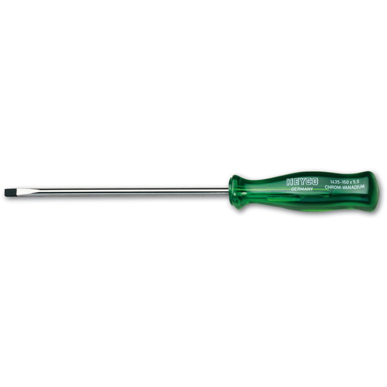 Heyco 01435017580 Slotted Screwdriver with Acetate Handle, 5.0 x 175mm ...