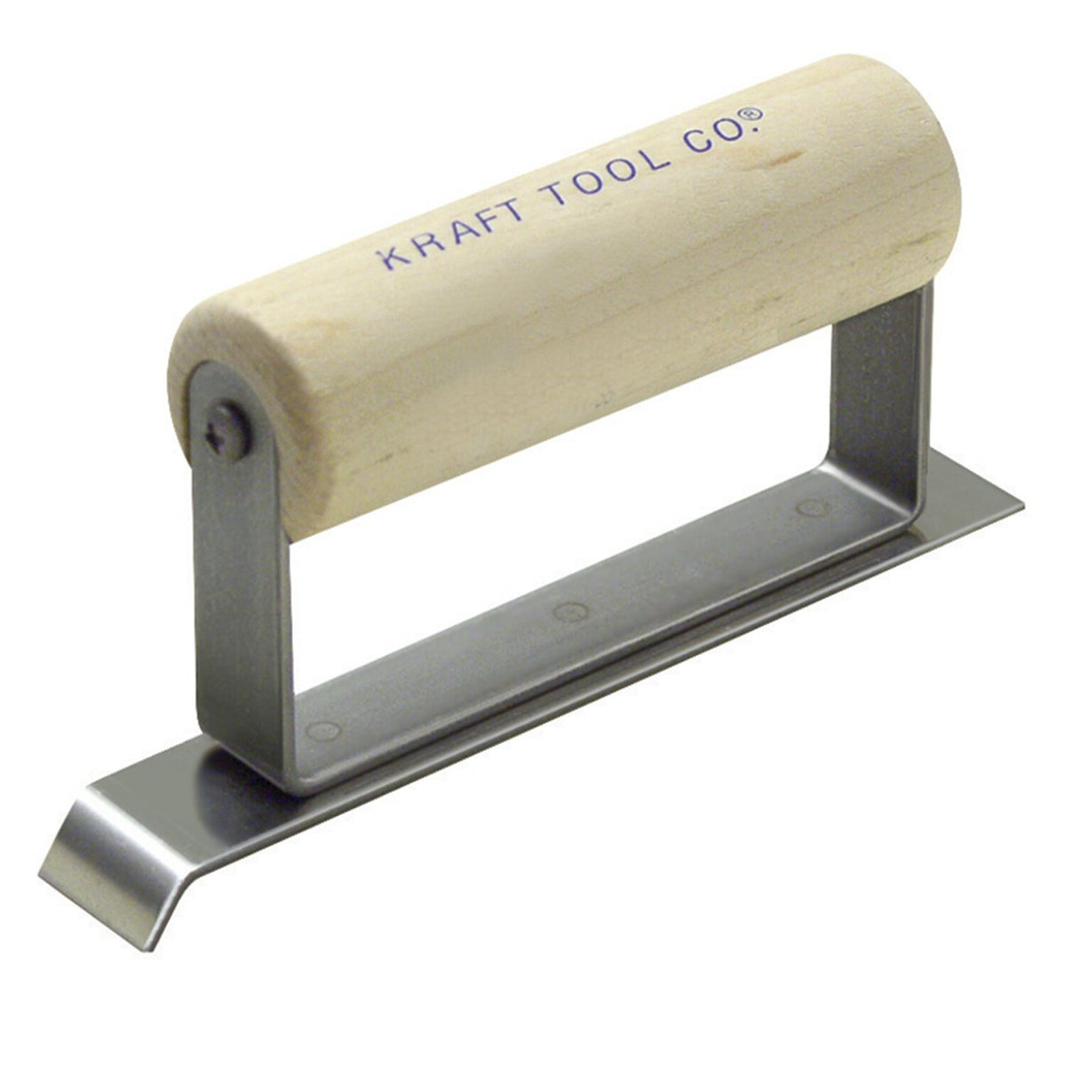 Kraft Tool CF199 6" x 1" 3/4"L Stainless Steel Chamfer Edger with Wood ...