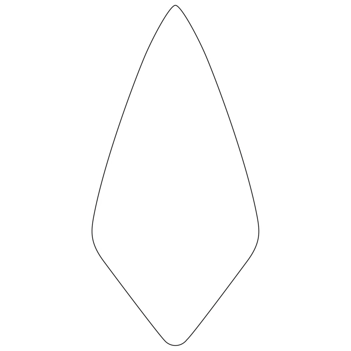 W.Rose RO116-13 13” Narrow London Brick Trowel with 6" Wood Handle ...