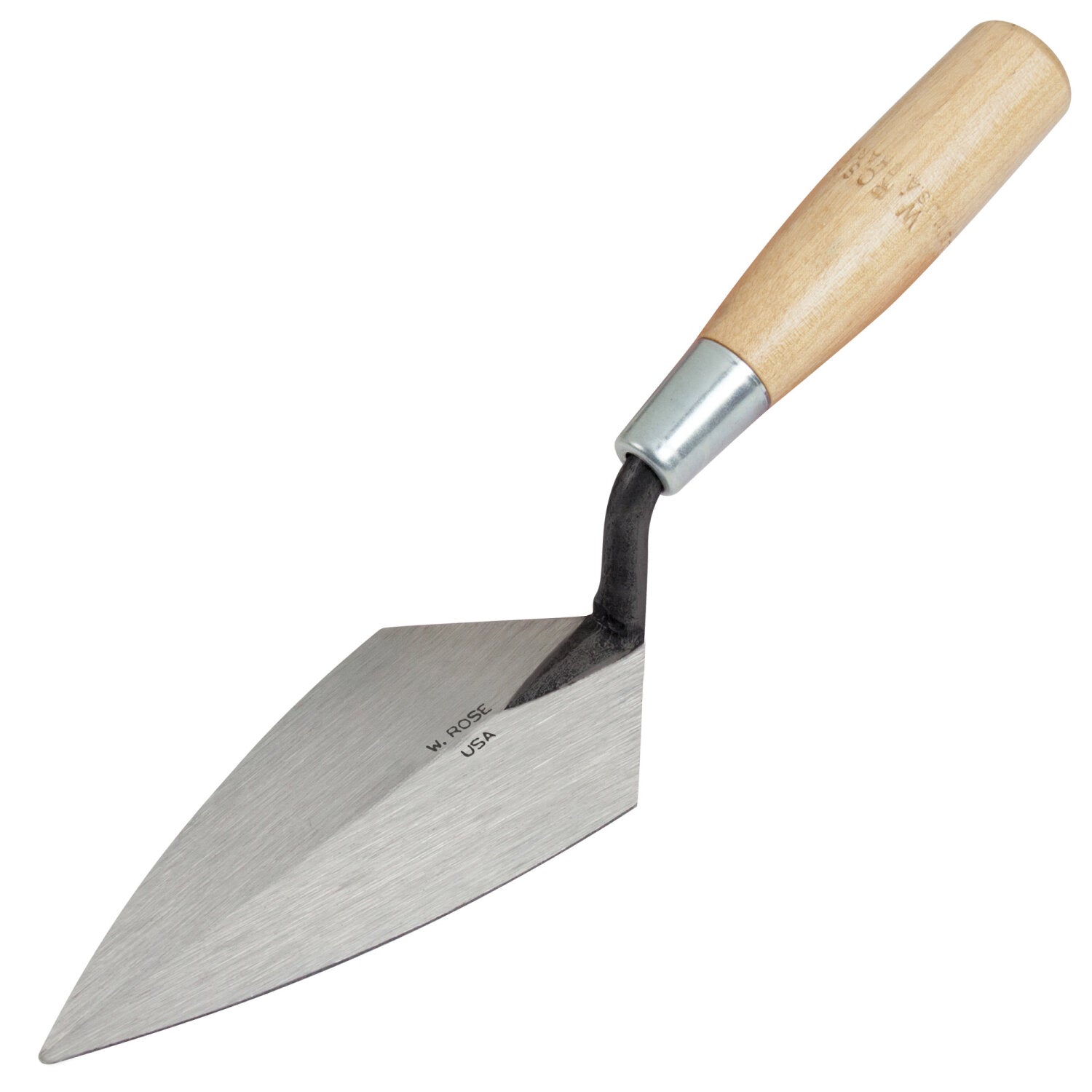 W.Rose RO50-6 6" x 2-3/4" Pointing Trowel with Wood Handle – Haus of Tools