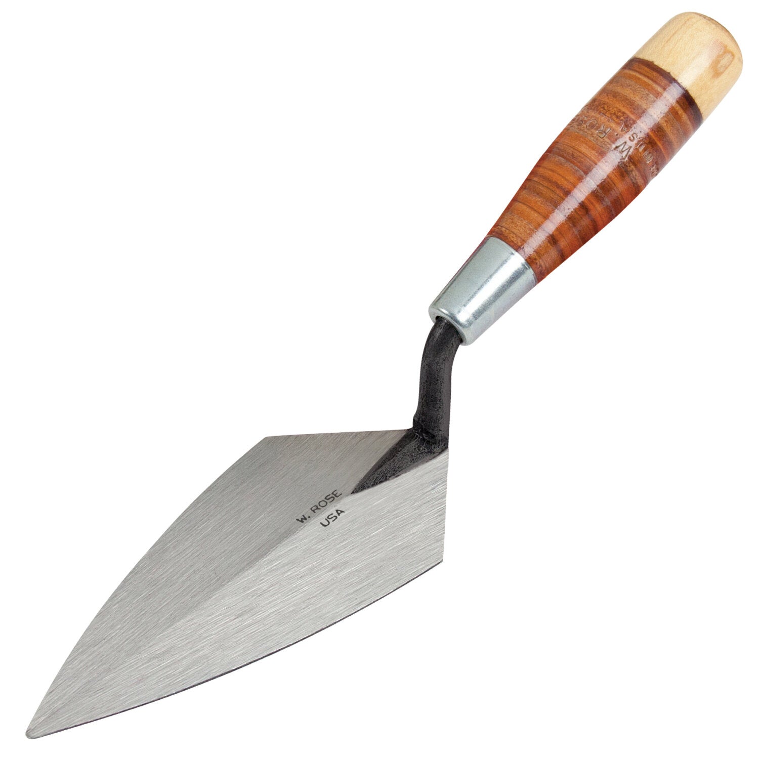 W.Rose RO50-5L 5" x 2-1/2" Pointing Trowel with Leather Handle – Haus ...