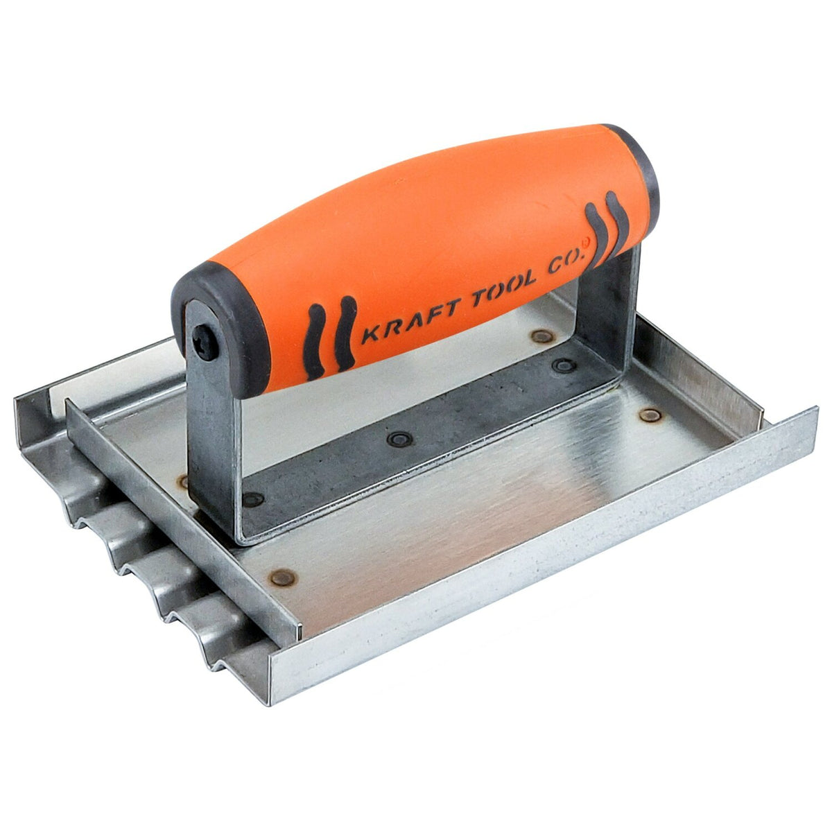 Kraft Tool CF1130PF 6"x 4" 4 Groove Stainless Steel Safety Hand Groove ...