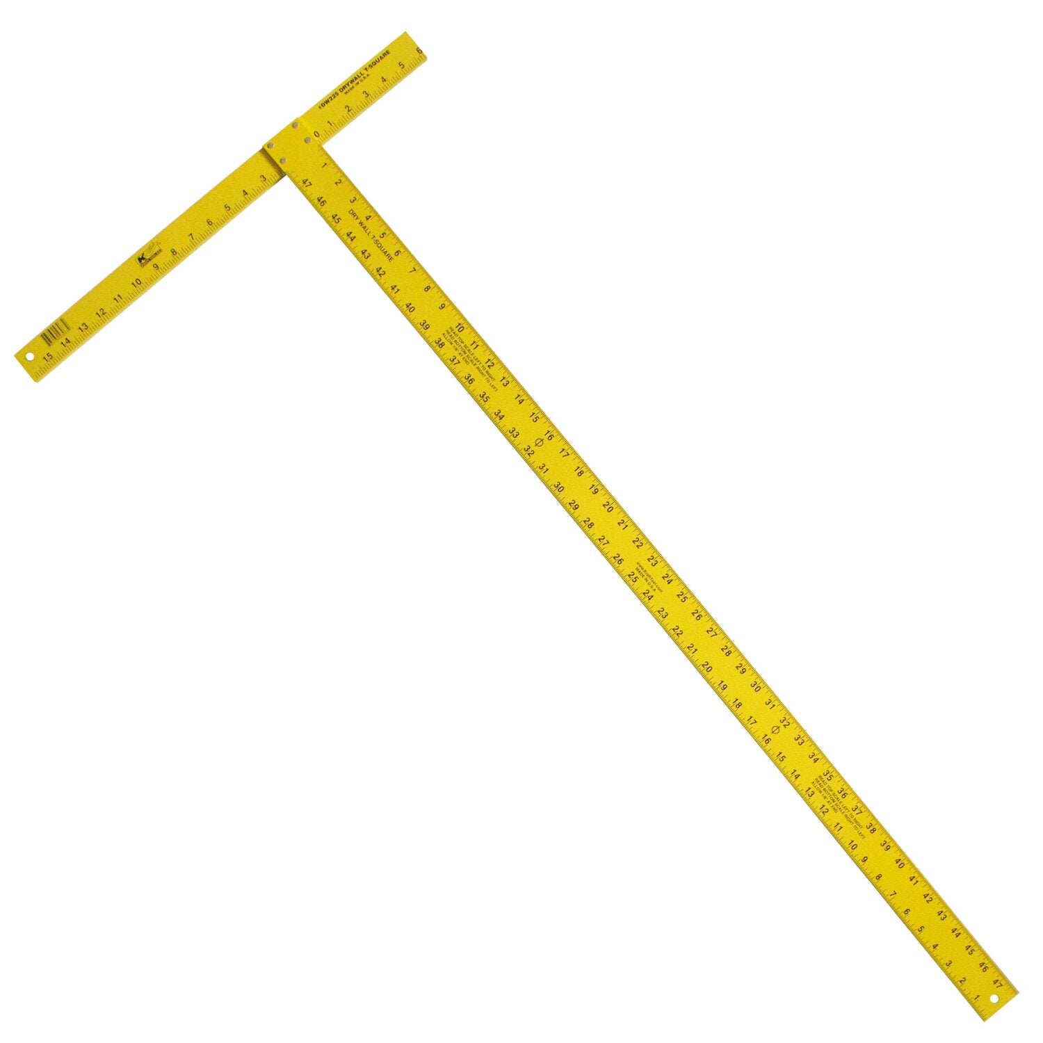 Kraft Tool DW225 48" High-Visibility Drywall T-Square 3/16" Thick ...