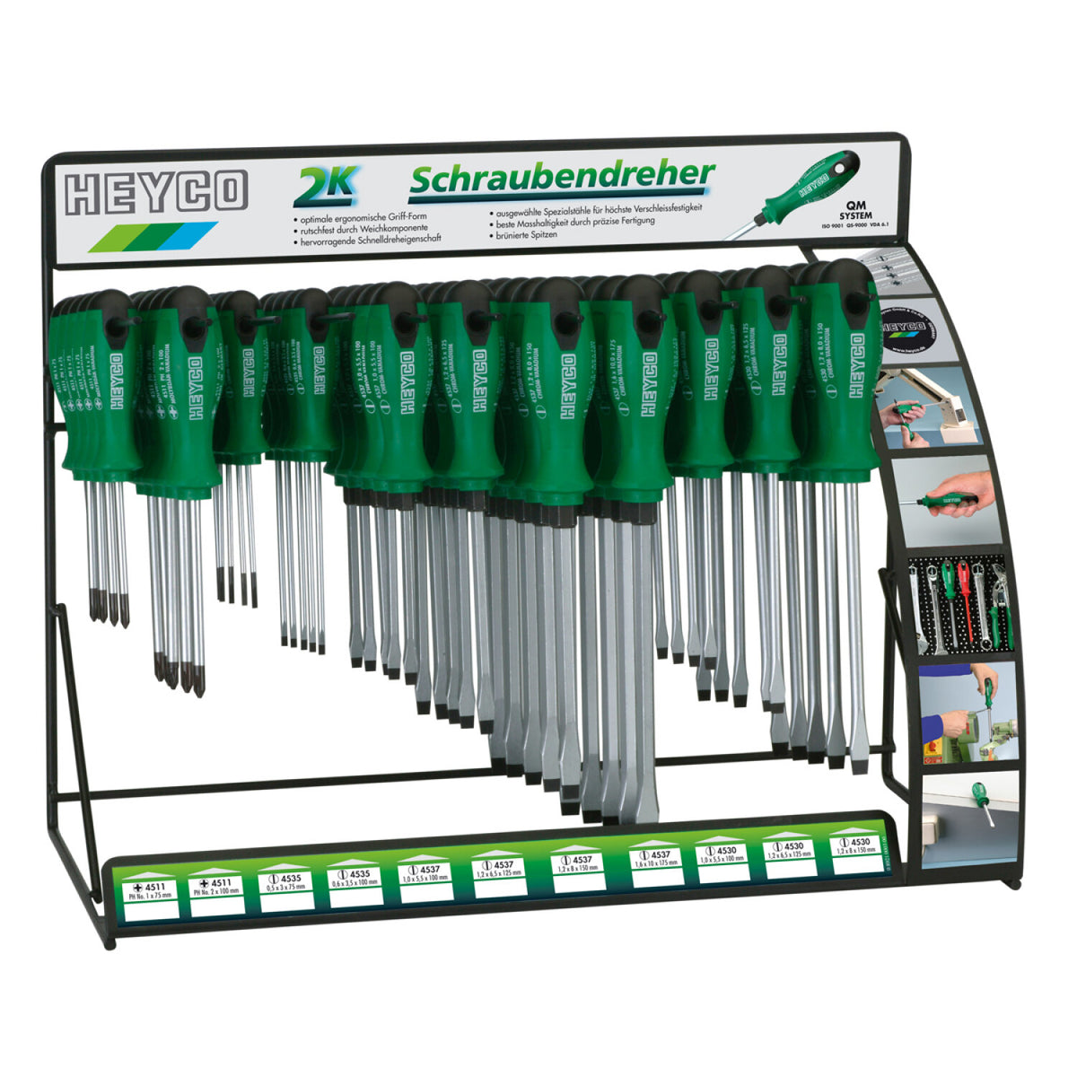 Heyco 04502000000 2K Screwdrivers Display Stands 55 Pcs – Haus of Tools