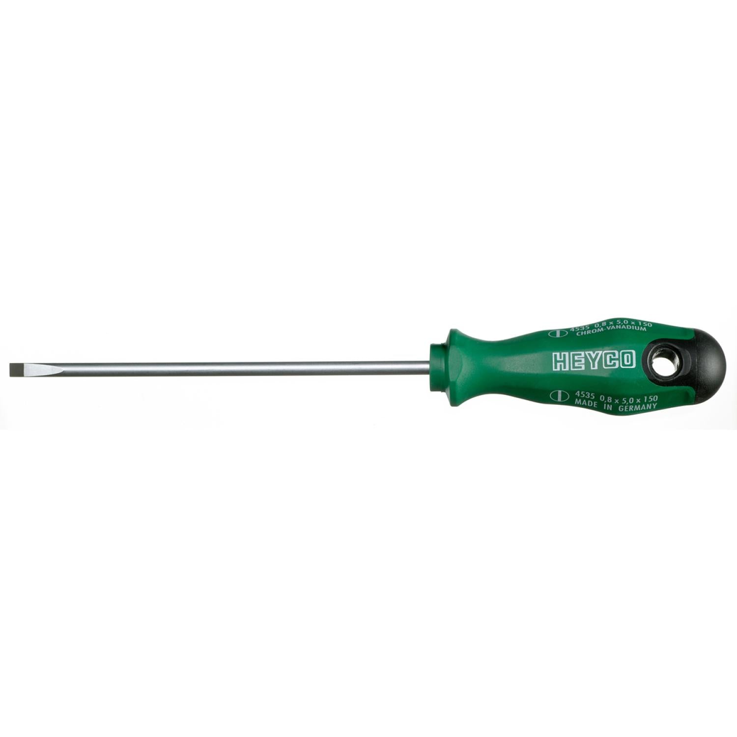 Heyco 04535020080 Slotted Screwdriver with 2K Handle, 5.0 x 200mm ...