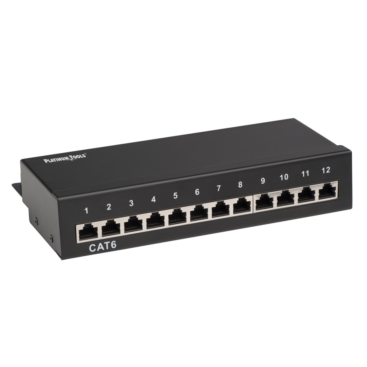 Platinum Tools 667-12C6S Patch Panel 12 Port C6 S 110 – Haus of Tools
