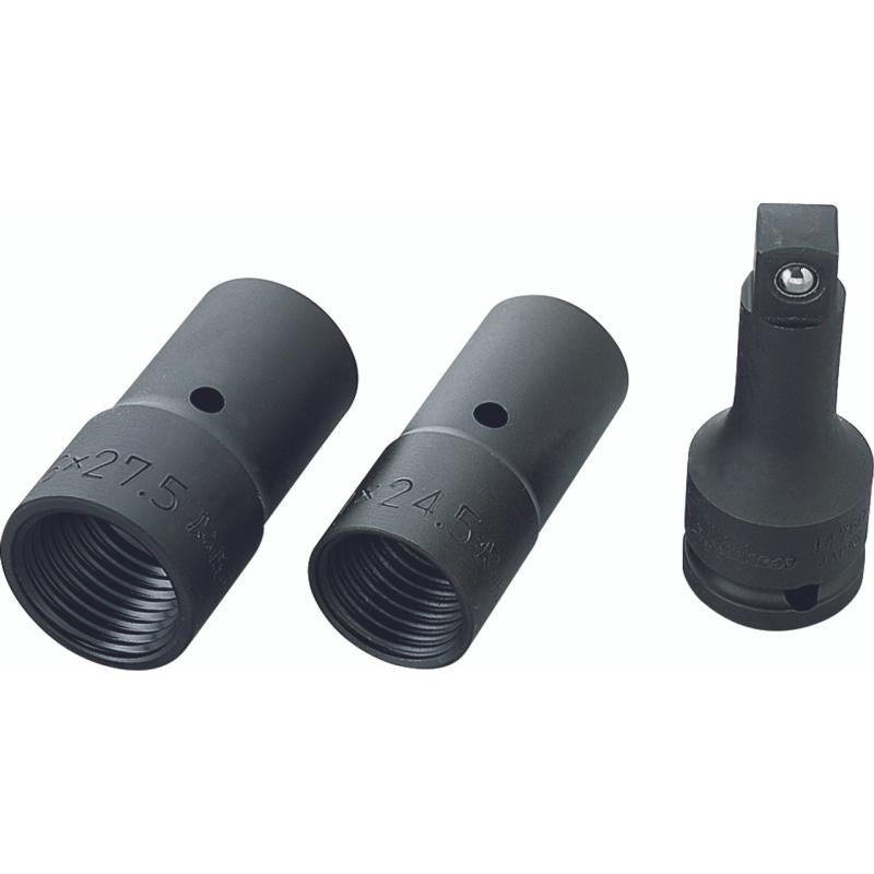 Ko-Ken 14124/3 1/2 Sq. Dr. Lock Nut Buster Set Double Ended 3 pieces ...