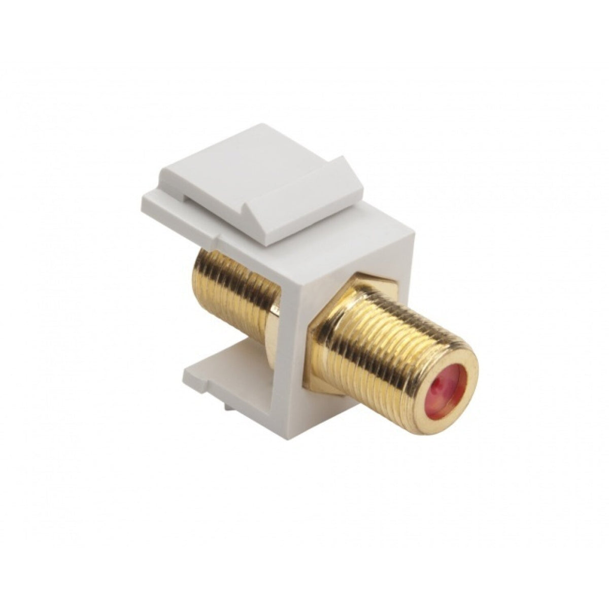 Platinum Tools 780WH-50 Keystone Coupler Jack — Coaxial, Female F to F ...
