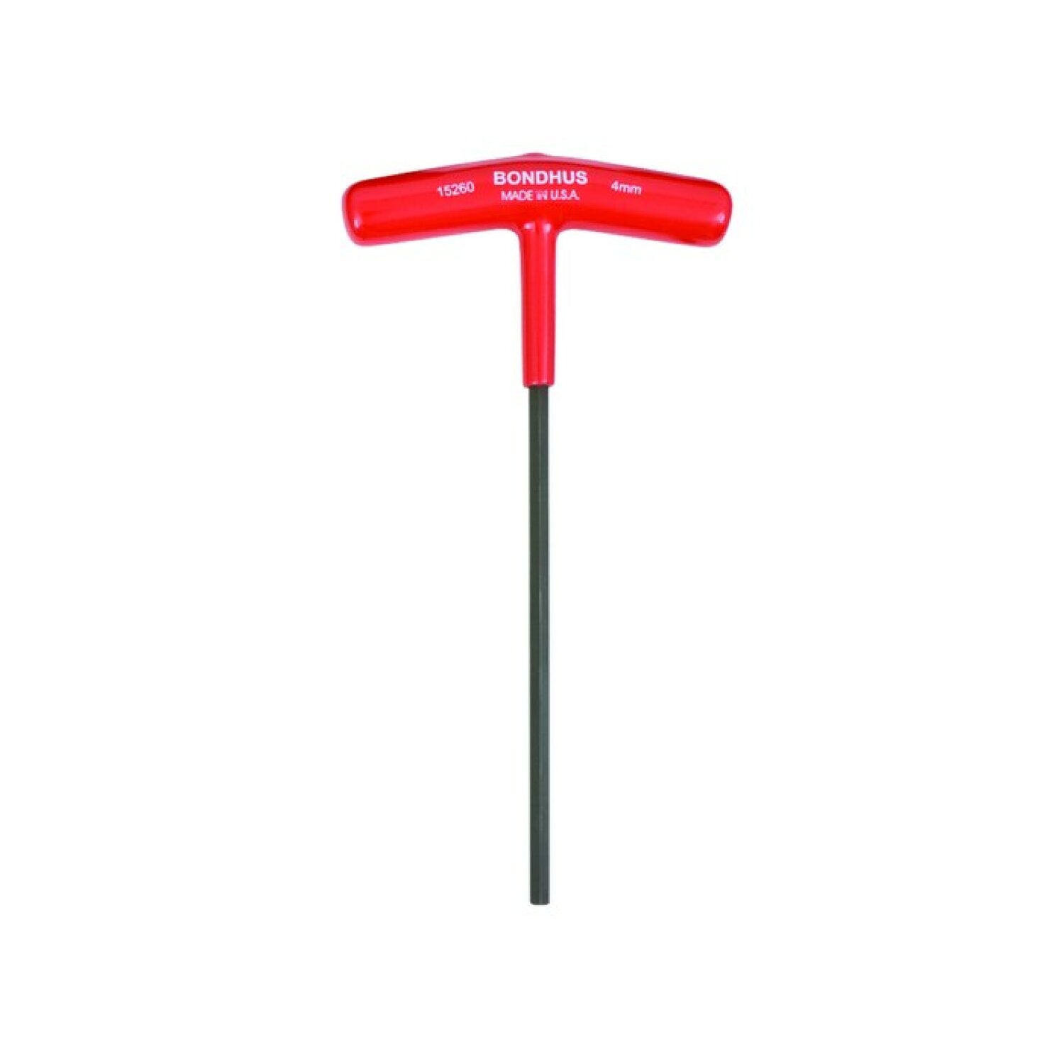 Bondhus 15260 4mm Hex T-Handle 6 inch Length with ProGuard Finish, 2 P ...