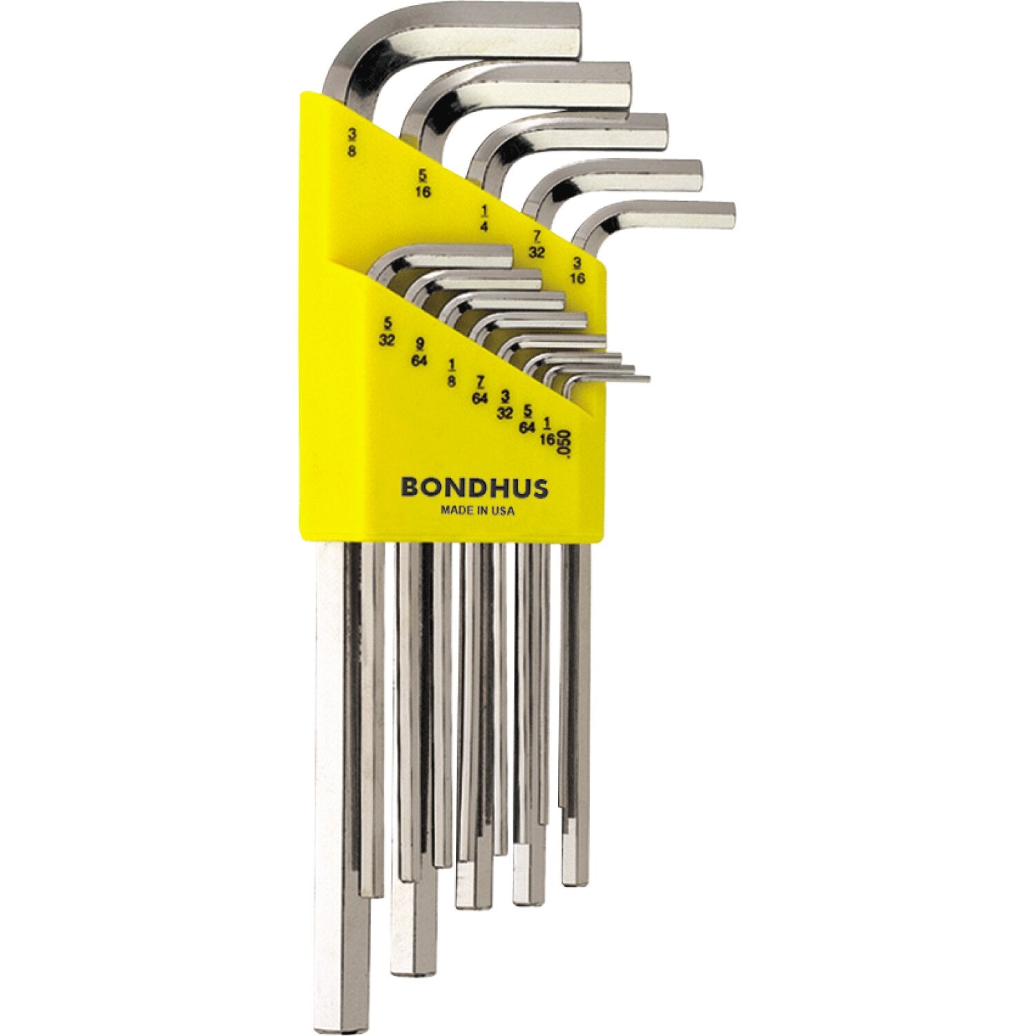 Bondhus 16237 Set of 13 Hex L-wrenches with BriteGuard Finish Short Le ...