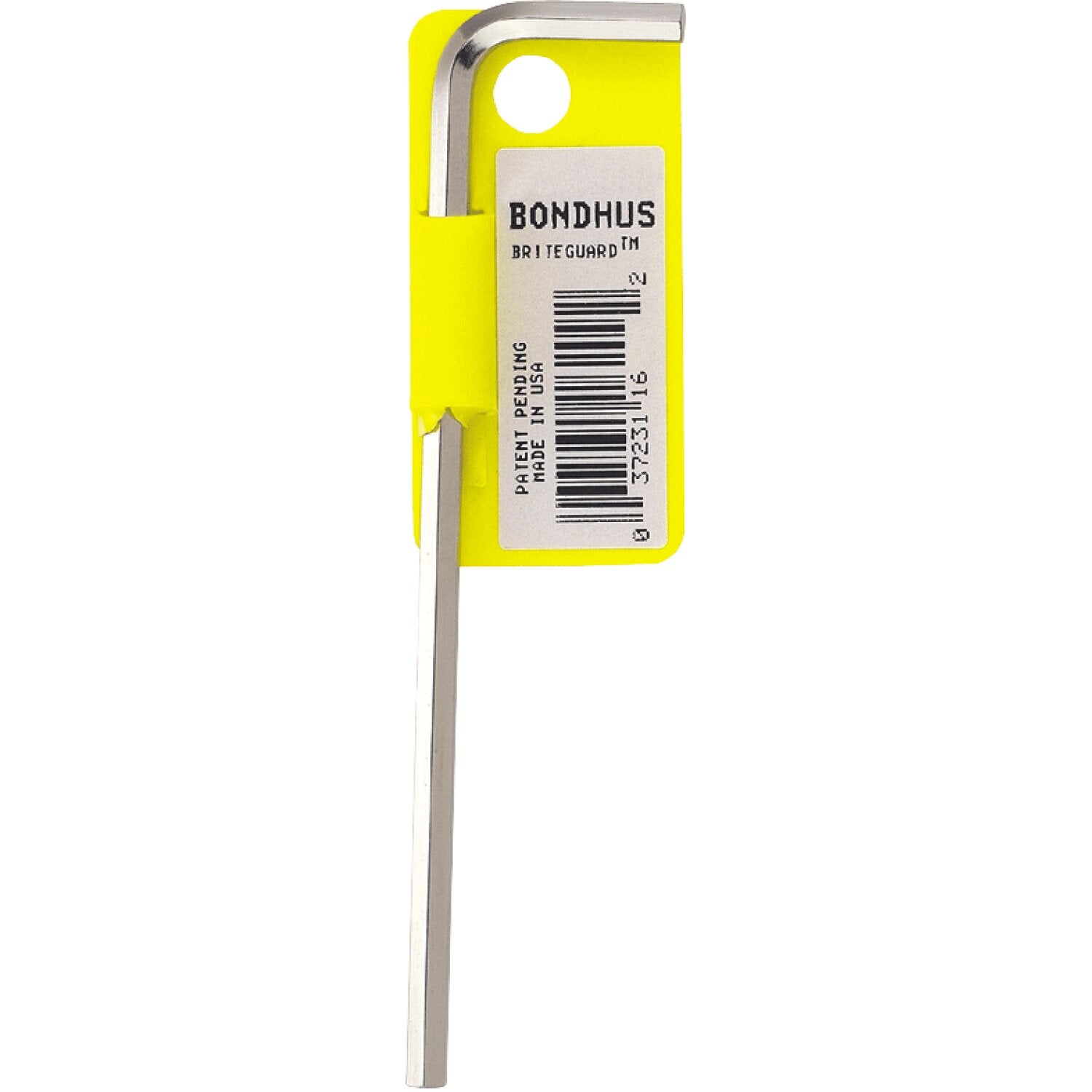 Bondhus 16108 9/64 Inch x 4 Inch BriteGuard Plated Hex L-Wrench - Long ...