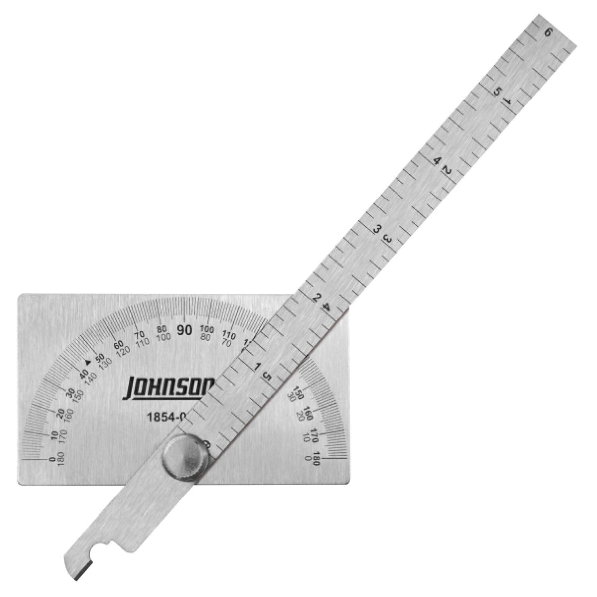 Johnson 1854-0600 6" Stainless Steel Protractor – Haus of Tools