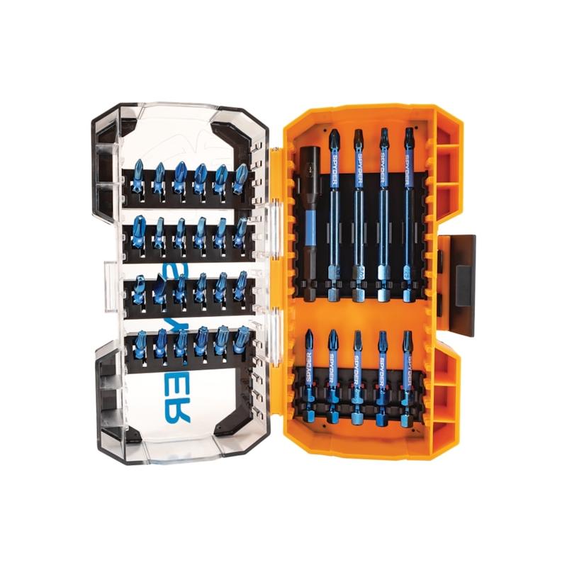 Spyder 19079 Mach-Blue 1/4-in x Phillips/Square/TORX® Impact Driver Bi ...