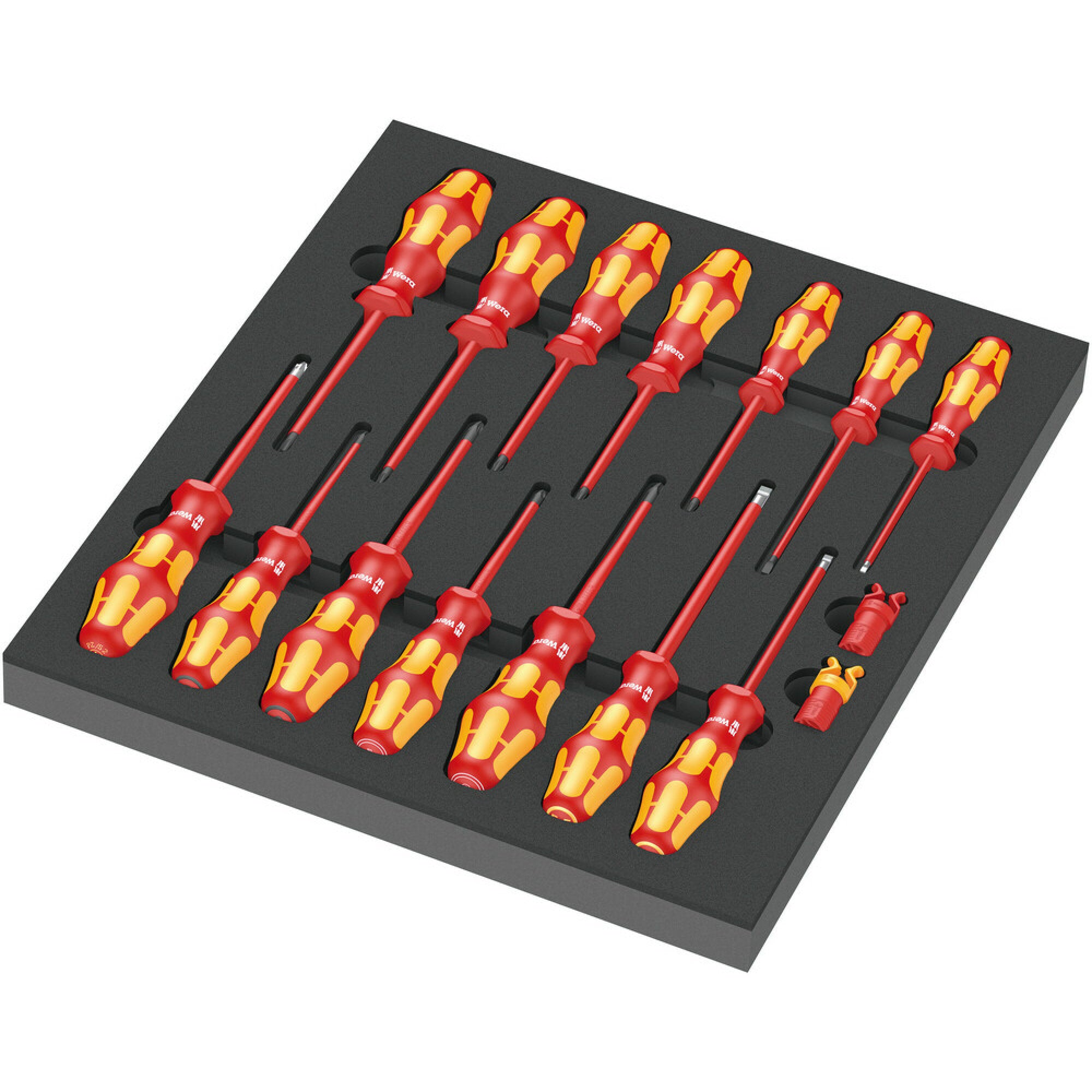 Wera 9711 Foam insert VDE screwdriver set 1, 16 pieces – Haus of Tools