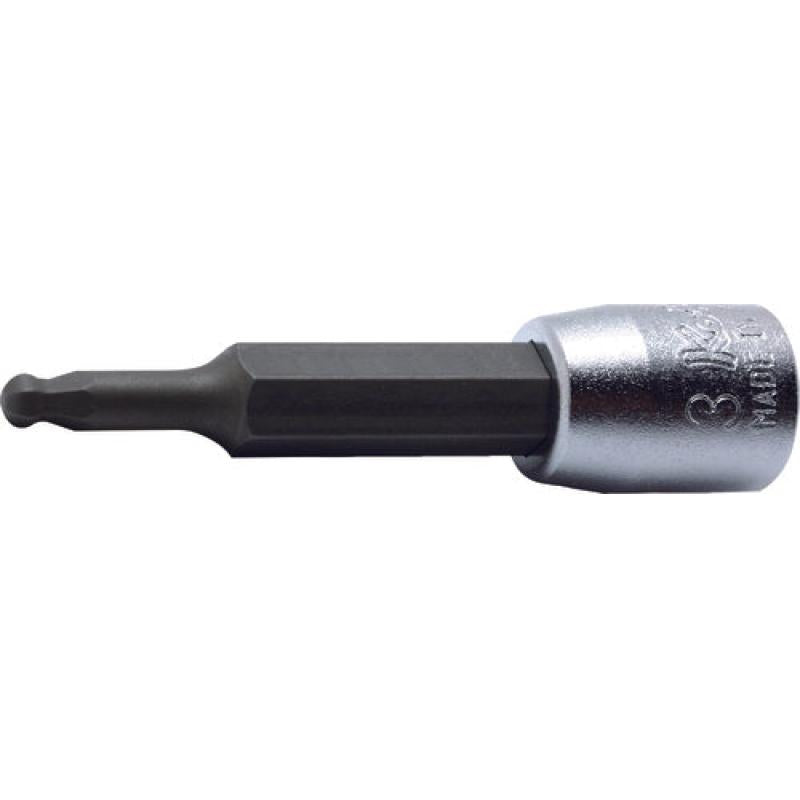 Ko-Ken 2011M.50-5 Bit Socket 5 MM BallPoint Hex 50 MM 1/4 Sq. Drive ...