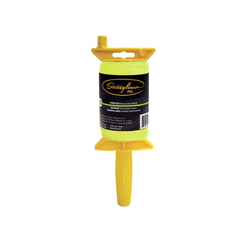US Tape 25412 Stringliner Pro Mason’s Line Reels Twisted Fluorescent Y ...