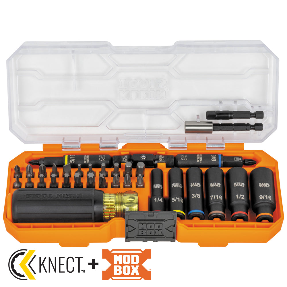 Klein Tools 32502HD KNECT Impact-Rated Screwdriver and Socket Set with ...
