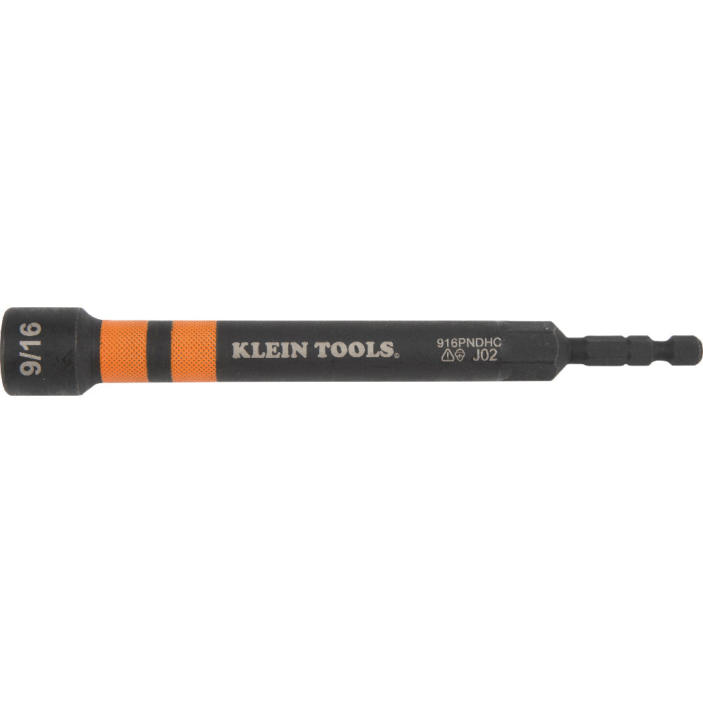 Klein Tools 916PNDHC Hollow Magnetic Color-Coded Power Nut Driver, 9/1 ...