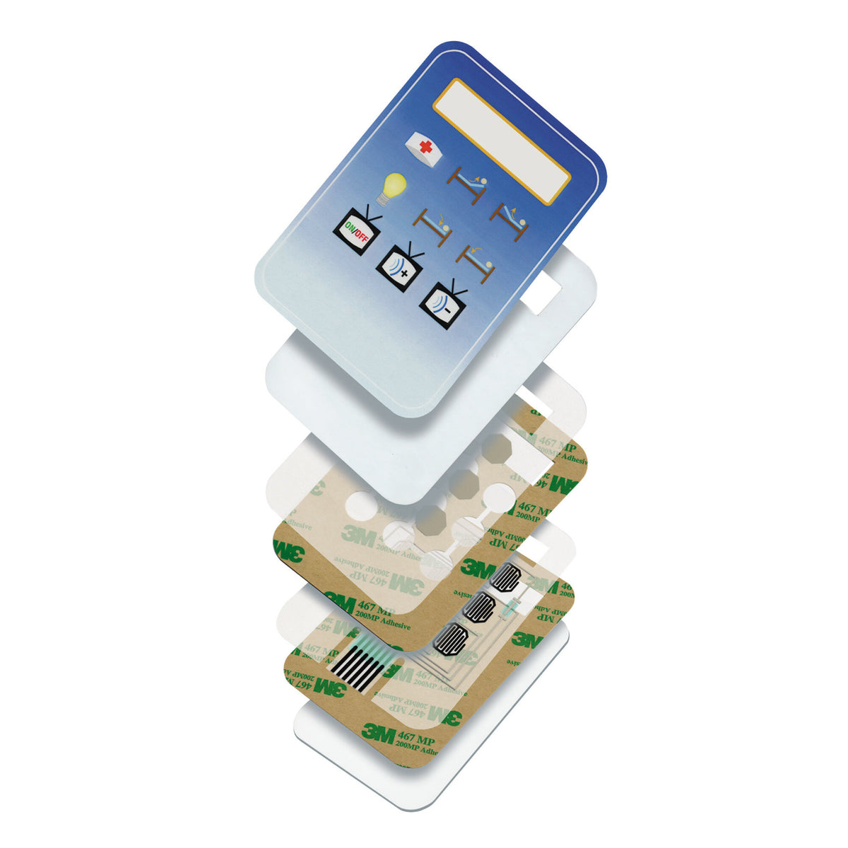 3M Adhesive Transfer Tape Double Linered 7955MP, Clear, 24 in x 36 in ...