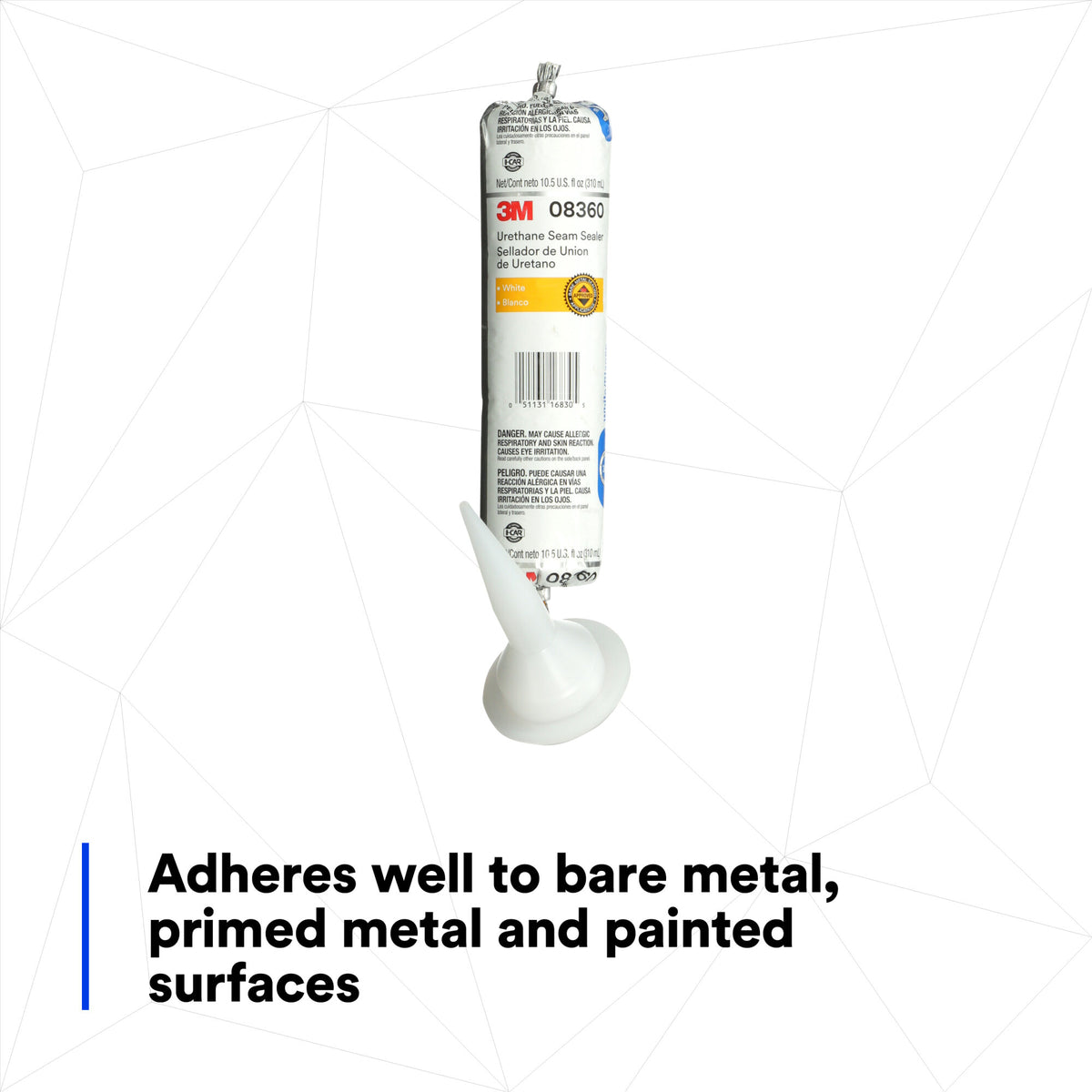 3M Urethane Seam Sealer, 08360, White, 310 mL Foil Pack – Haus of Tools