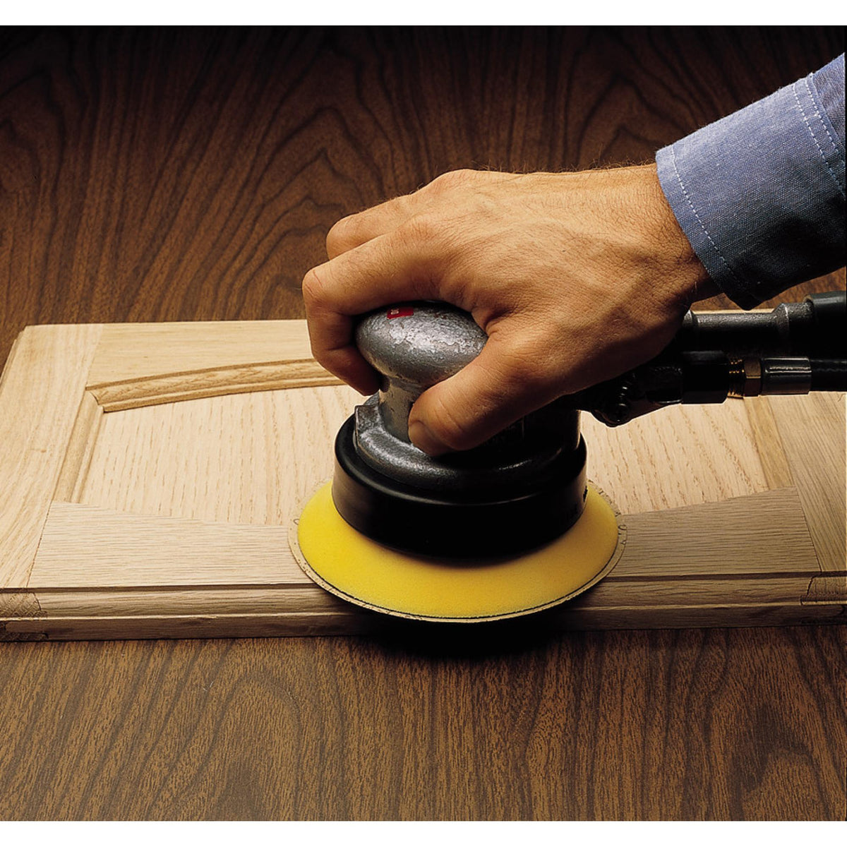 3M Hookit Microfinishing Film Disc 366L, 120 Mic 3MIL, Type D, 5 in x ...