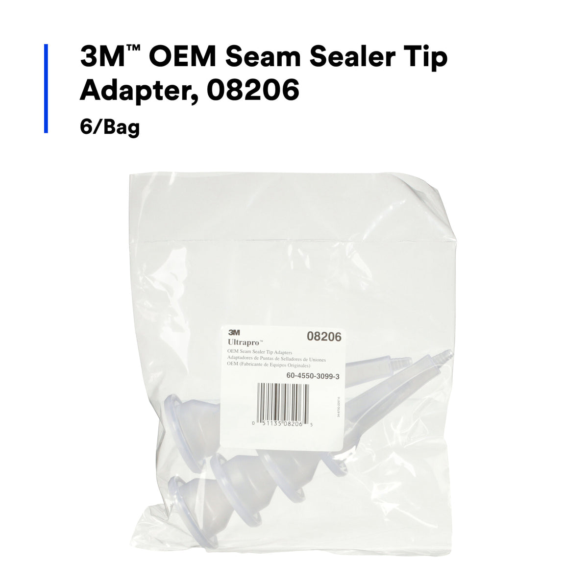 3M OEM Seam Sealer Tip Adapter, 08206, 6 per bag – Haus of Tools