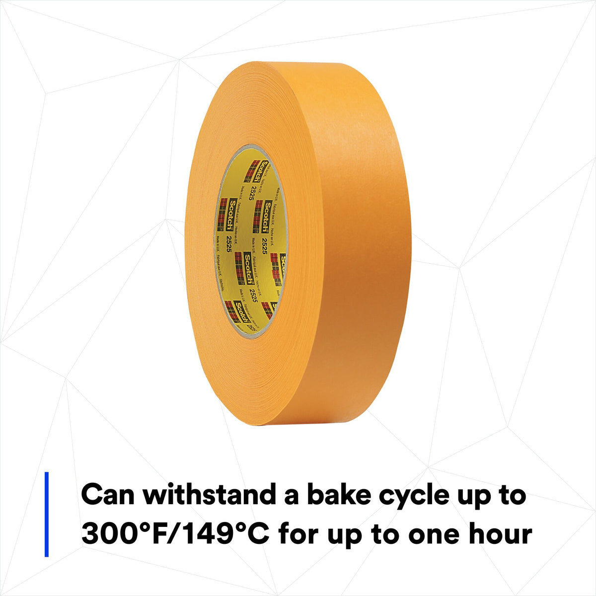 3M Performance Flatback Tape 2525, Orange, 36 mm x 55 m, 9.5 mil – Haus ...