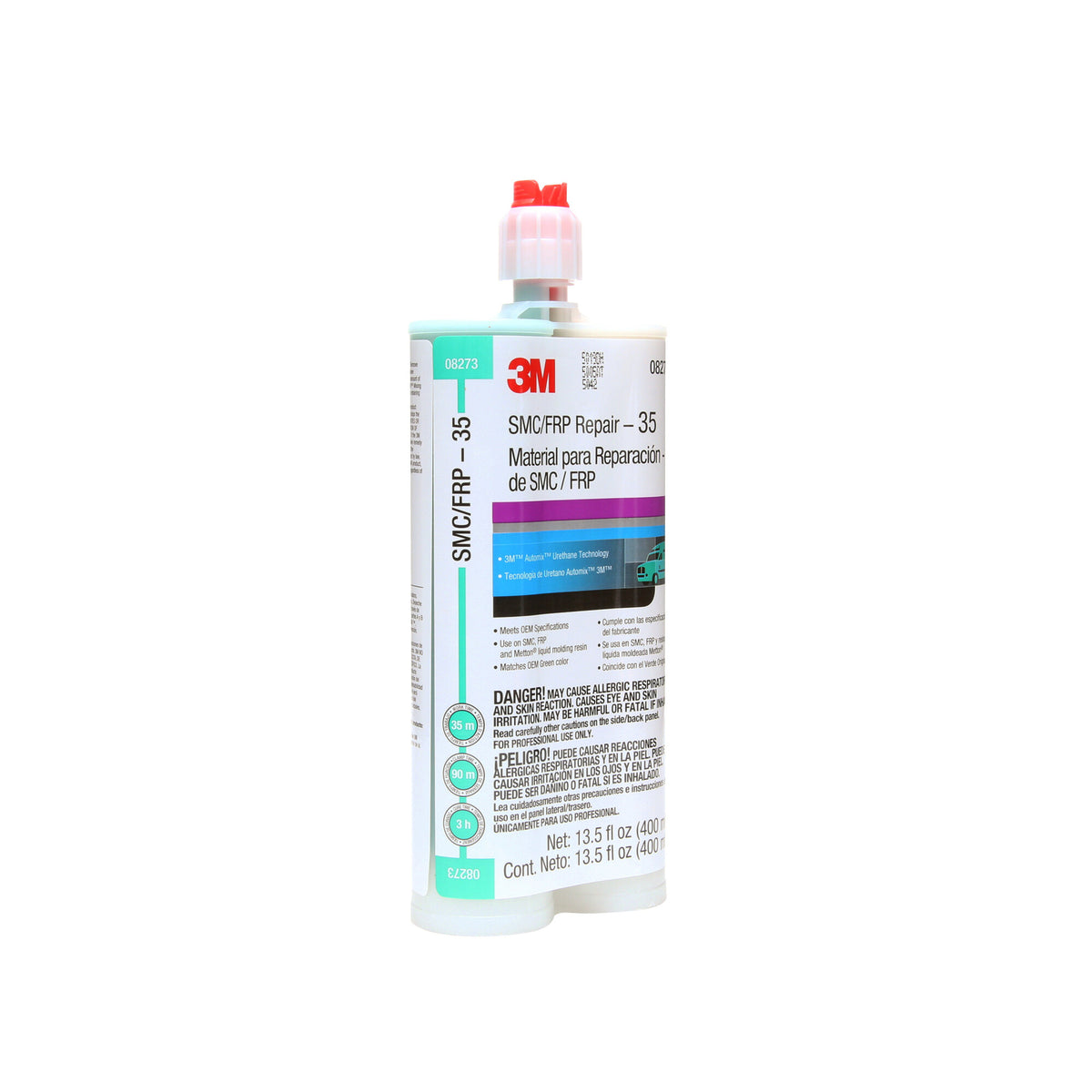 3M SMC/Fiberglass Repair Adhesive-35, 08273, Green, 400 mL Cartridge ...