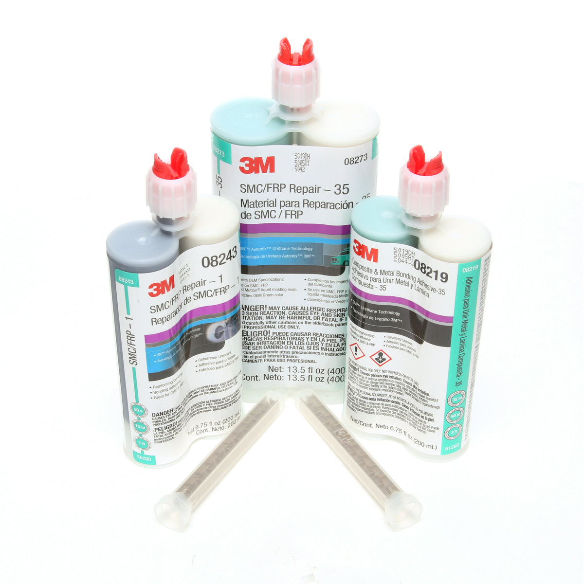 3M SMC/Fiberglass Repair Adhesive-35, 08219, Green, 200 mL Cartridge ...