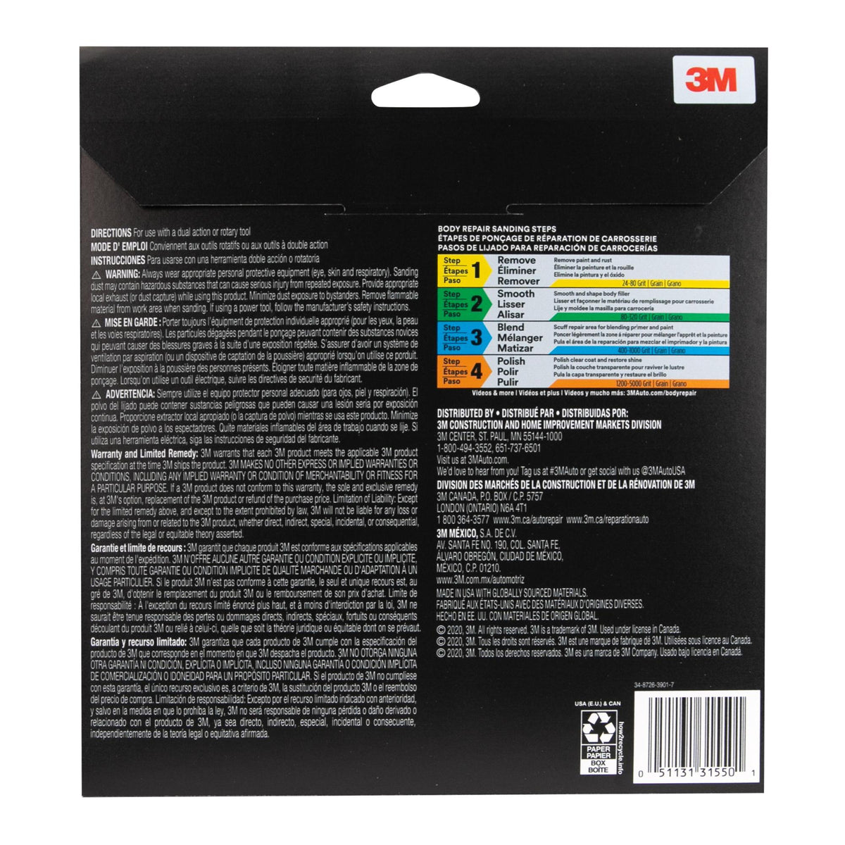 3M Green Corps Sanding Disc with Stikit Attachment, 31550, 8 in, 40 gr ...