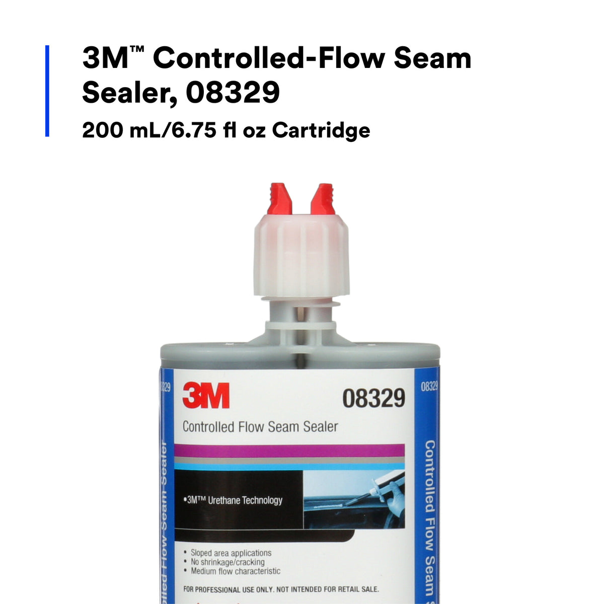 3M Controlled-Flow Seam Sealer, 08329, 200 mL Cartridge – Haus of Tools