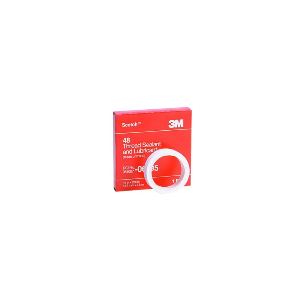 3M Pipe Thread Sealant Tape 547, 1/2 in x 36 yd (12,7 mm x 32,9 m ...