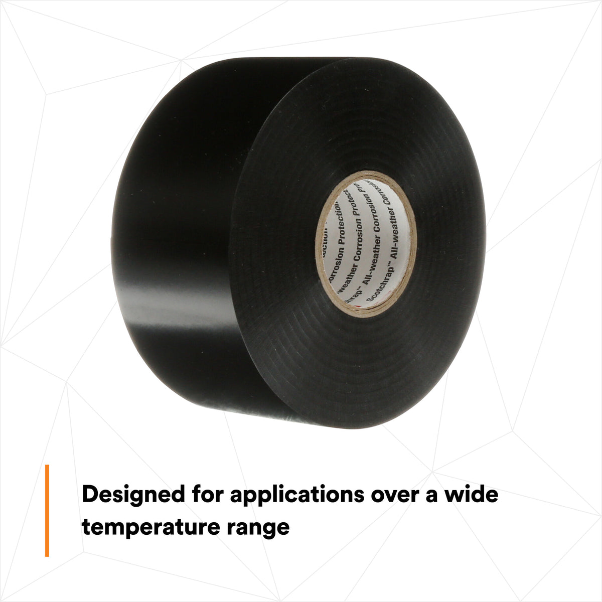 3M Scotchrap Vinyl Corrosion Protection Tape 50, 3 in x 100 ft,Unprint ...