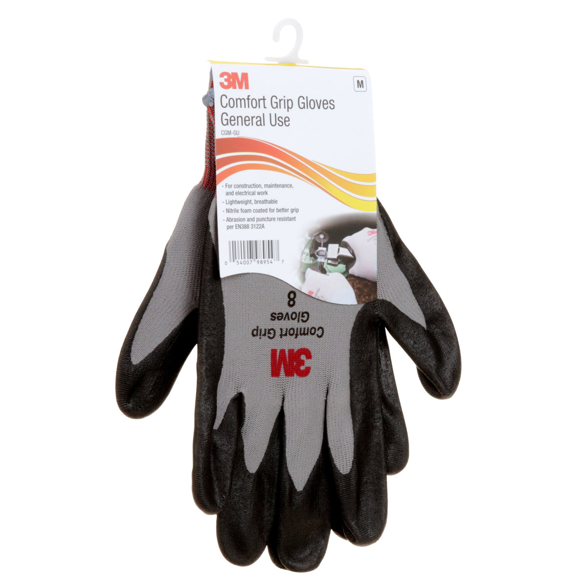 3M Comfort Grip Glove CGM-GU, General Use, Size M – Haus of Tools