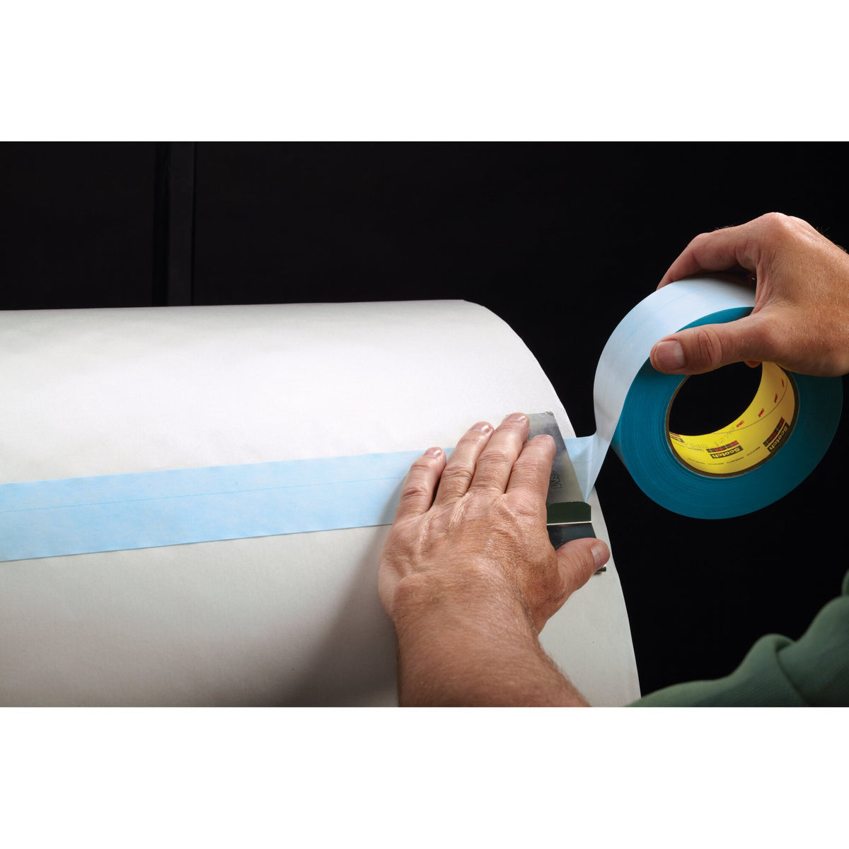 3M Splittable Flying Splice Tape R7359, Blue, 50 mm x 50 m, 6.6 mil ...