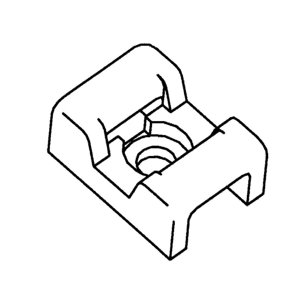3M Nylon Cable Tie Mounting Base CTB60X41NTS-C, 2-Way Screw Mount ...