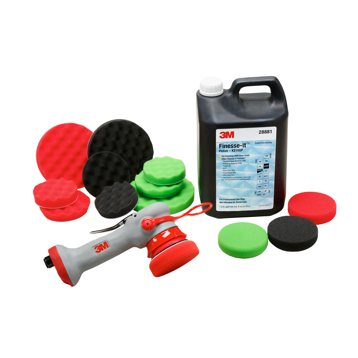 3M Palm Buffer, 28769, 3 in Diameter – Haus of Tools