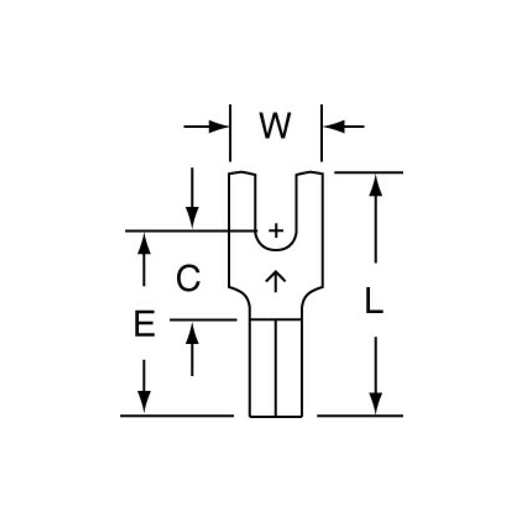 3M Non-Insulated Butted Seam Block Fork Terminal, BS-31-4S – Haus of Tools