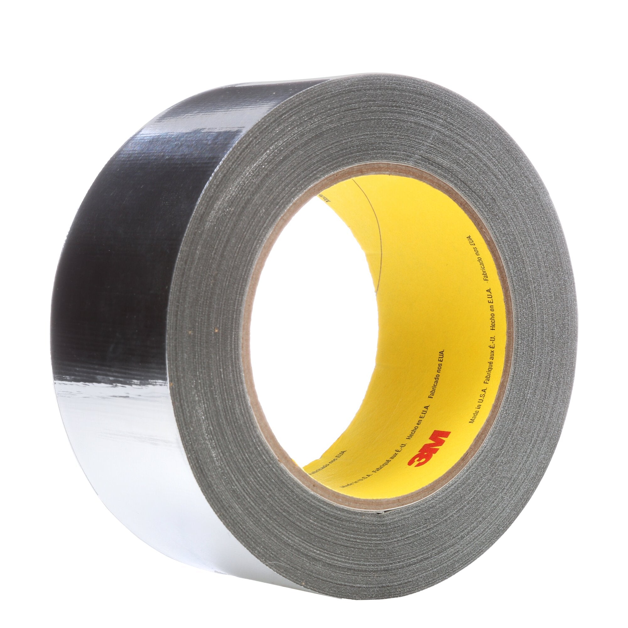 3M High Temperature Aluminum Foil Glass Cloth Tape 363 Silver, 3.3 in ...