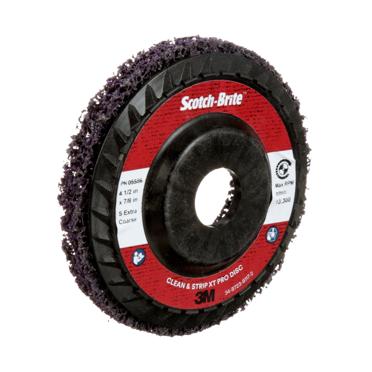Scotch-Brite Clean and Strip XT Pro Disc, XO-DC, SiC Extra Coarse, Pur ...