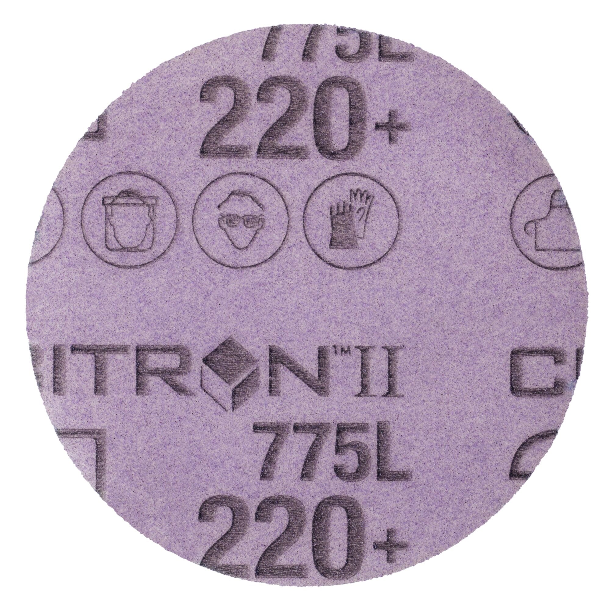 3M CubitronT II StikitT Film Disc 775L, 220+, 4 in x 1/2 in, Ninja, Li ...