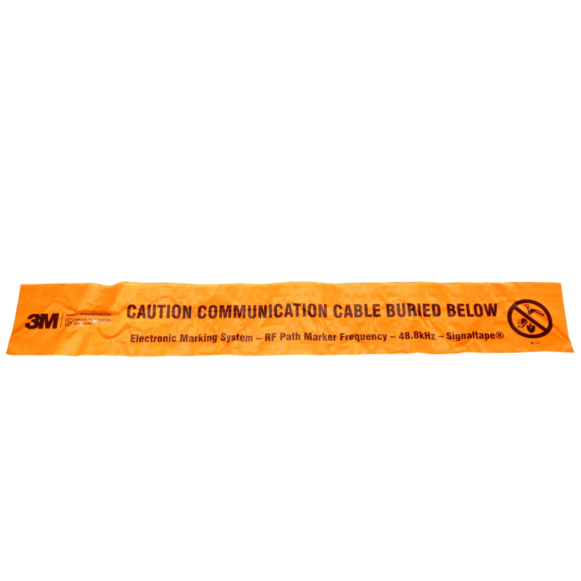 3M Electronic Marking System (EMS) Warning Tape 7901-XT, Orange, 12 in ...